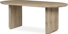 Stůl jídelní, MDF deska, 3D dekor dub san remo. (200 x 100) cm