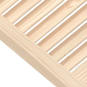 Nábytková dvířka lamelový design 2 ks 99,3 x 39,4 cm borovice 151134