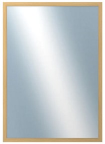 DANTIK - Zarámované zrcadlo - rozměr s rámem cca 50x70 cm z lišty KASSETTE přírodní lakovaná (2879)