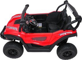 Ramiz Elektrická bugina Gravity pro děti červená + pohon 4x4 + dálkové ovládání