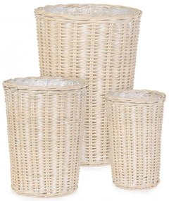 BIZZOTTO Set tří košů RANDY světlý
