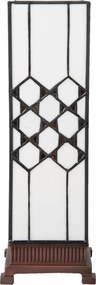 Stolní lampa Tiffany Roof - 12*12*36 cm E14 / max. 25 Watt