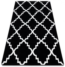 koberec SKETCH F343 černá/krém trellis velikost 200x290 cm | krásné koberce cz