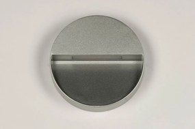 Nástěnné venkovní LED svítidlo s číslem popisným Dionta Grey