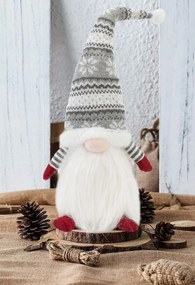 Tutumi, vánoční trpaslík 47cm 22623, šedá, CHR-09911