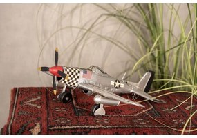 Dekorativní retro model letadlo - 35*32*13 cm