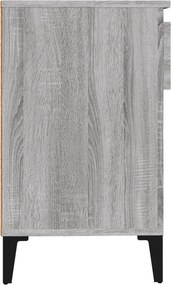 vidaXL Botník 102x36x60 cm kompozitní dřevo [821218] Barva: bílá s vysokým leskem