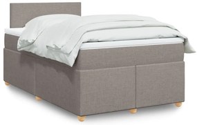 Box spring postel s matrací taupe 120x190 cm textil 3288916