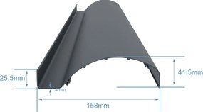 Bioklimatická pergola G21 Austin Premium 4x3 m, antracitová hliníková