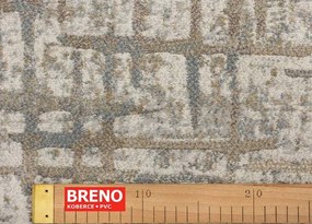 Breno Kusový koberec ARGENTUM kruh 63857/9293, 240x240 cm, Béžová/Vícebarevné