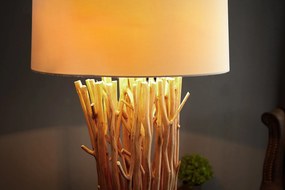 Designová dřevěná lampa přírodní - Carinae