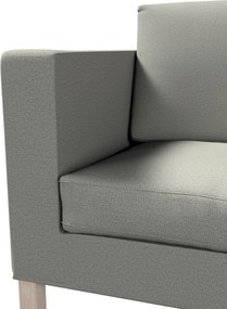 Potah na pohovku IKEA  Karlanda 2-místná, krátký barva šedá látka pletený vzor
