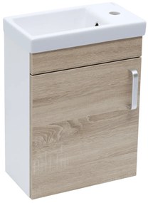 Koupelnová skříňka s umyvadlem Naturel Vario Dekor 40x50x22 cm dub bardolíno mat VARIO240BIDB