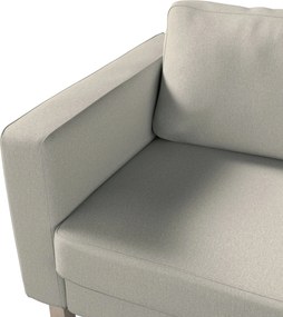 Potah na pohovku IKEA  Karlstad 3-místná, nerozkládací, krátký barva béžová látka pletený vzor