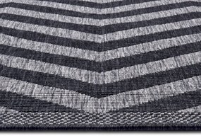 NORTHRUGS - Hanse Home koberce Kusový koberec Twin Supreme 105472 Palma Night Silver – na ven i na doma - 80x250 cm