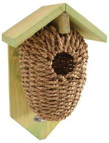 Ptačí budka z mořské trávy Esschert Design, výška 26.2 cm
