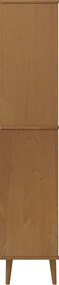 vidaXL Knihovna MOLDE 85 x 35 x 170,5 cm masivní borové dřevo [350540] Barva: Hnědá