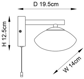 Endon 97181 - Koupelnové nástěnné svítidlo MOBIAS 1xG9/3W/230V IP44 lesklý chrom