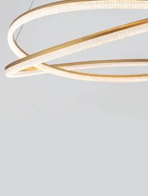 Designový lustr Ophelia zlatá