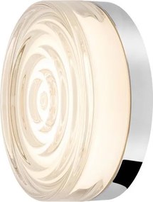 LA 1010211 CYFT WAVE XL Přisazené nástěnné a stropní svítidlo, 2700/3000/4000 K, 15 W, PHASE, 105°, IP65 černá / čirá - BIG WHITE (SLV)