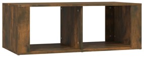 vidaXL Konferenční stolek kouřový dub 100x50x36 cm kompozitní dřevo