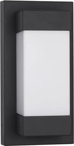 NV 9060203 Venkovní nástěnné svítidlo LETO černý hliník akrylový difuzor LED 18W 3000K 220-240V 120st. IP65 - NOVA LUCE