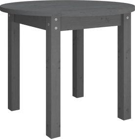 vidaXL Konferenční stolek Ø 55 x 45 cm masivní borové dřevo [822329] Barva: Bílá