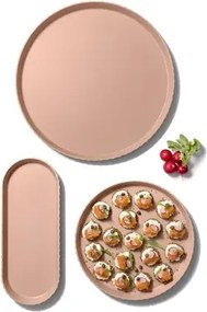 BlimPlus Atena Tác kulatý M pink sand / Tác / průměr 30 cm / bez BPA