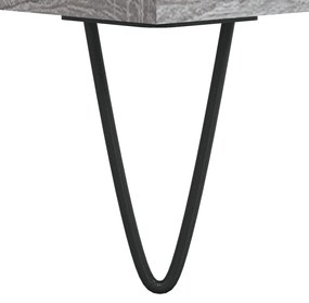 Konferenční stolek šedý sonoma 60 x 60 x 30 cm kompozitní dřevo - Default Title