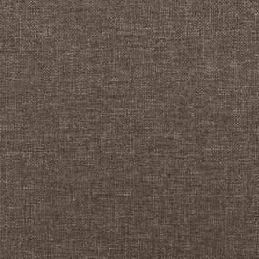 Relaxační křeslo se stoličkou taupe textil 3097777