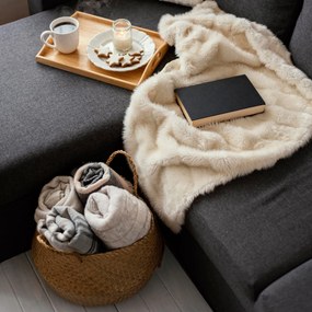 Tutumi Tutumi, sada přírodních košů Boho 3ks 322161, hnědá, HOM-06668