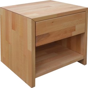 XXXLutz NOČNÍ STOLEK, buk, barvy buku, 45/45/35 cm Carryhome - 00002V000506