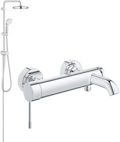 Set sprchová sada Grohe New Tempesta 26381001, vanová baterie Grohe Essence 33624001