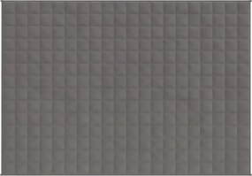 Zátěžová deka šedá 152 x 203 cm 7 kg textil 3154837