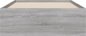 Rám postele se zásuvkami šedý sonoma 100 x 200 cm kompozit 3207292