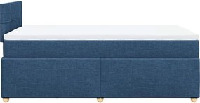 Box spring postel s matrací černá 120x190 cm textil 3286625