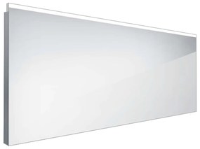 Nimco - Zrcadlo s LED osvětlením, 120x60 cm, hranaté, aluminium ZP 8006