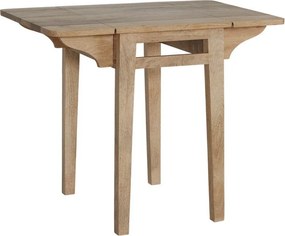 Rozkládací jídelní stůl s přídavnou deskou z mangového dřeva 43,5x60 cm Derri – Ellos Home