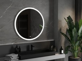 Mexen Oro koupelnové zrcadlo s podsvícením, kulaté 90 cm, LED 6000K, proti mlžení - 9824-090-090-611-00