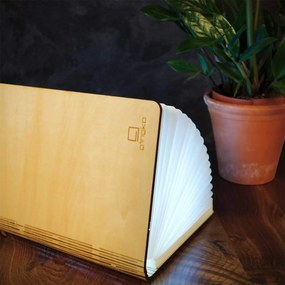 Rozkládací světlo "Smart Book" mini, javor - Gingko