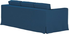 Potah na pohovku IKEA  Karlanda 3-místná nerozkládací, dlouhý barva tmavě modrá