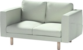 Potah na pohovku IKEA Norsborg 2-místná barva modrá látka pletený vzor