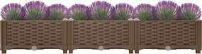 Vyvýšený záhon 120 x 40 x 23 cm polypropylen 316513