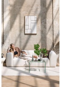 Šedá sametová pohovka 225 cm Cube – Bonami Selection