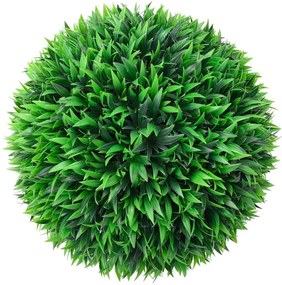 Umělé buxus koule s LED světly 2 ks zelené 38 cm 3335901