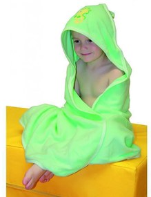 Scarlett Froté ručník - zajíc s kapucí Zelená