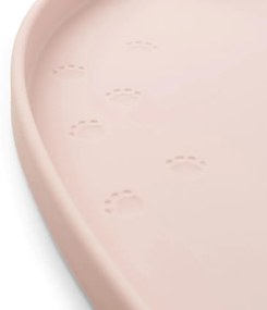 Růžové silikonové prostírání s okrajem Done by Deer Elphee