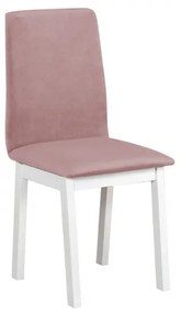 Čalouněná židle Lilo V, Barva dřeva: bílá, Potah: 19 - Jasmine 61