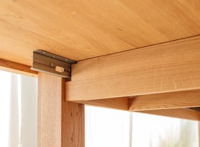 Massivo.cz Jídelní stůl Grossi 200x100 cm, rozkládací, dub, masiv