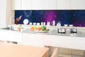 DIMEX | Fototapeta do kuchyně Hvězdokupa KI-350-237 | 350 x 60 cm | modrá, fialová